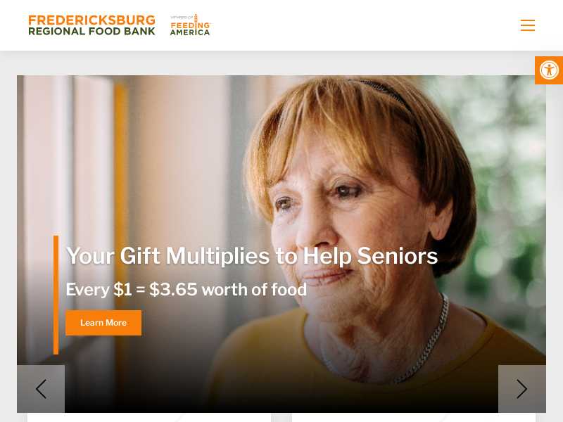 Fredericksburg Area Food Bank - 3631 Lee Hill Drive, Fredericksburg, VA